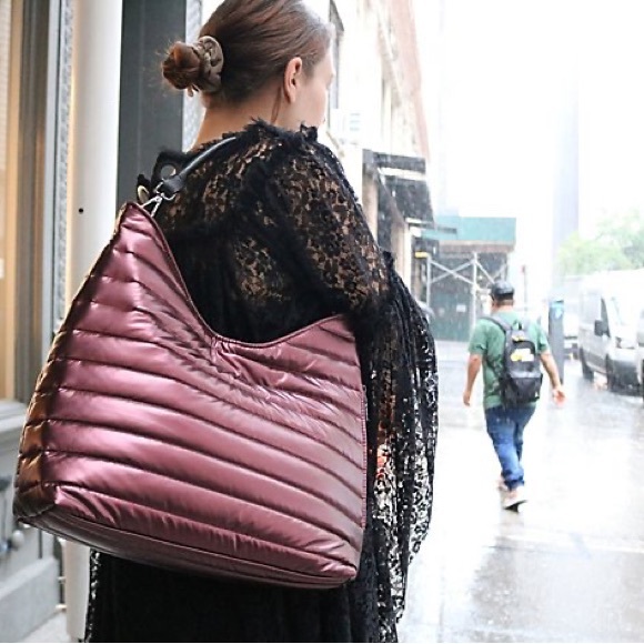 THINK ROYLN | Bags | Think Royln Hobo Bag The Beverly Pearl Maroon New ...